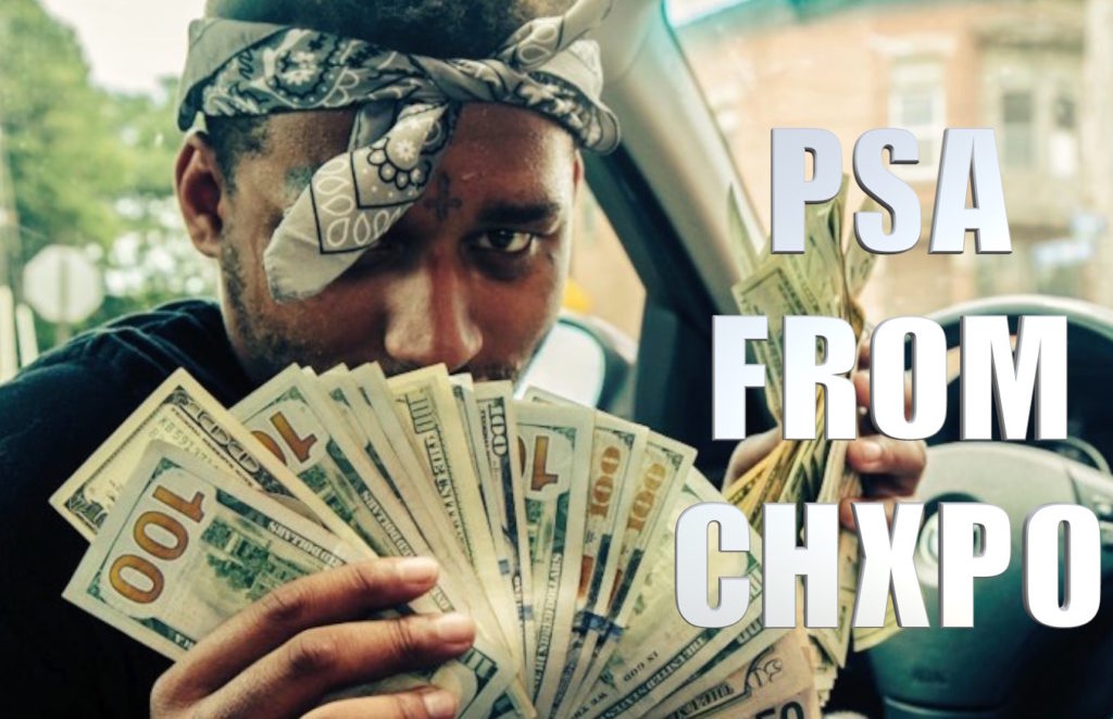 PSA from @Chxpo (BTS at Video Shoot)